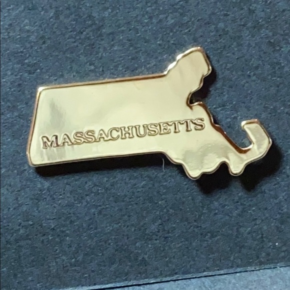 Avon | Jewelry | Vintage Avon Massachusetts State Gold Lapel Pin | Poshmark